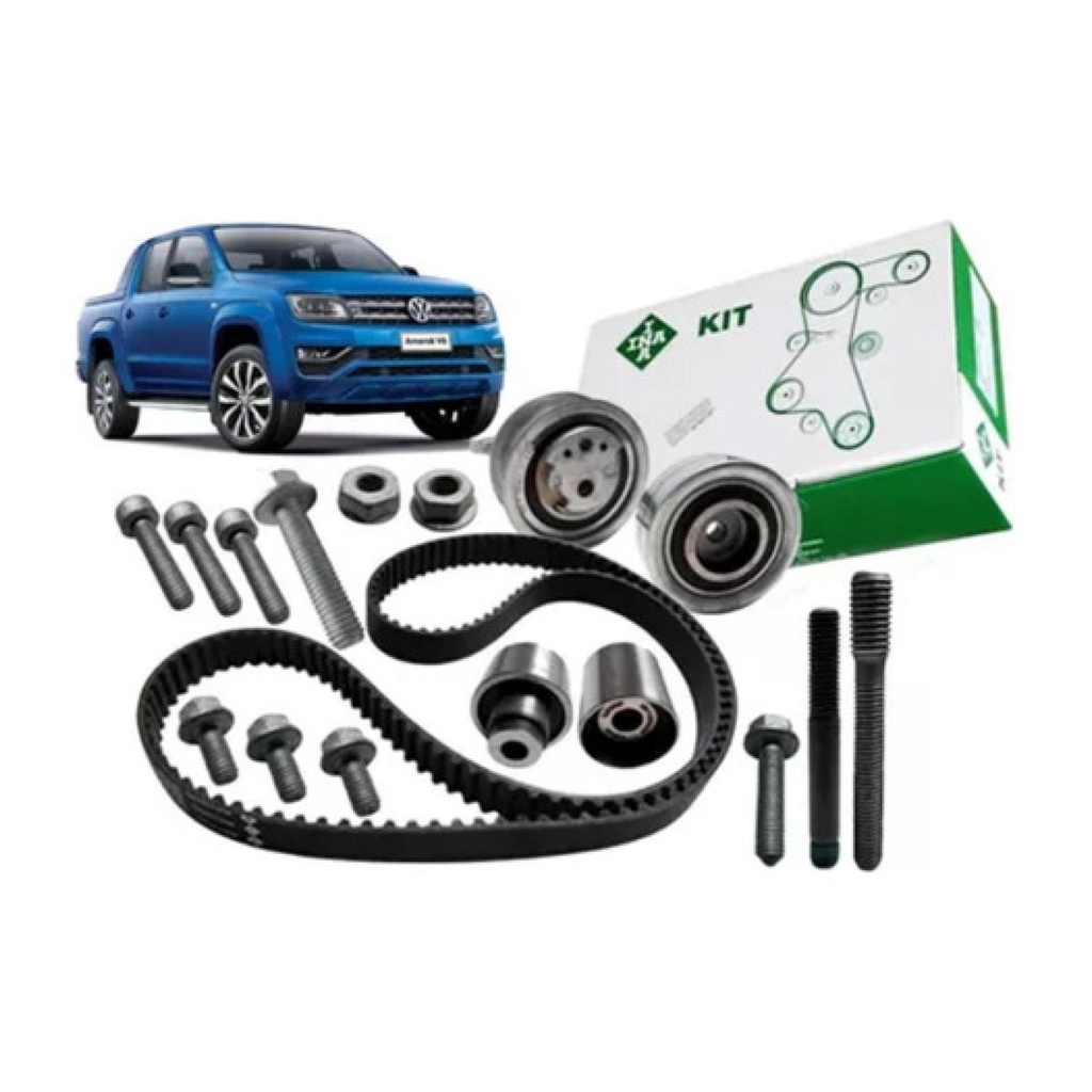 Kit Correia Dentada + Tensores Amarok 2.0 Tdi Ina 03l109119e | Shopee ...