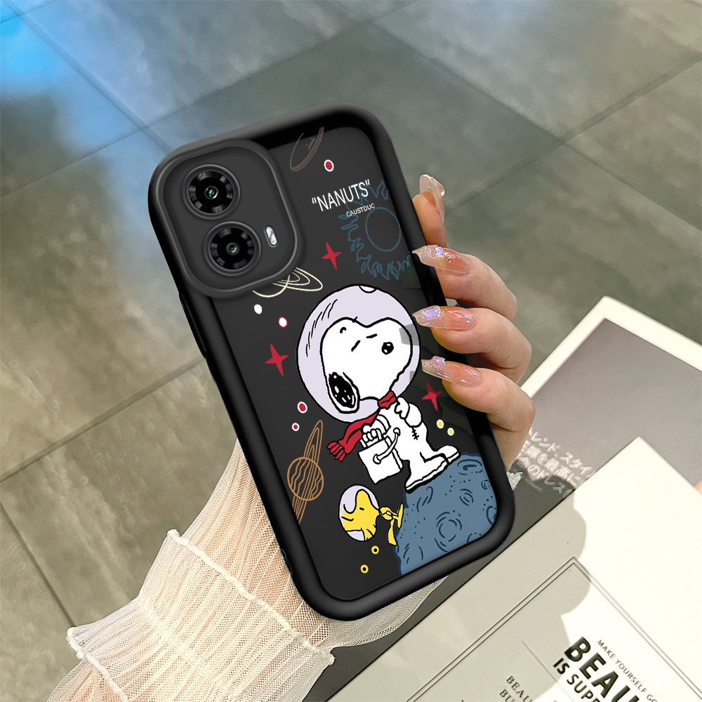 Capa Para Motorola Moto G34 5G Capinha De Celular Snoopy Macio Normal ...