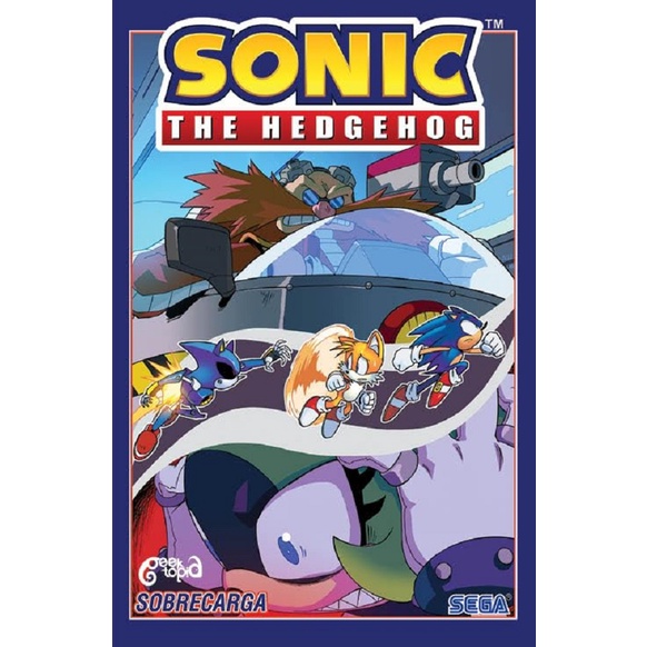Livro Sonic The Hedgehog - Volume 14: Sobrecarga | Shopee Brasil