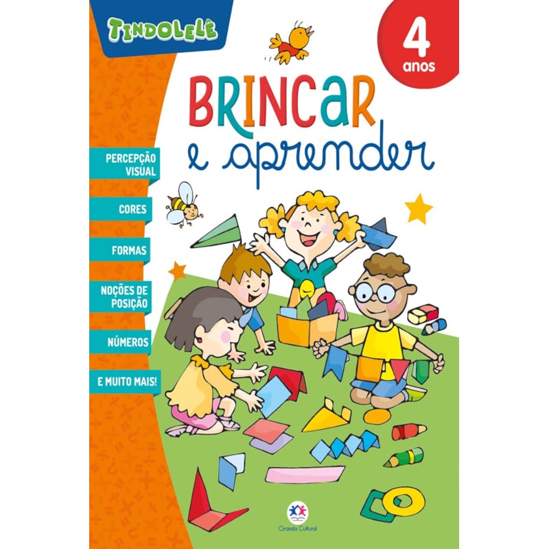 Livro Brincar e Aprender | 4 Anos | Shopee Brasil