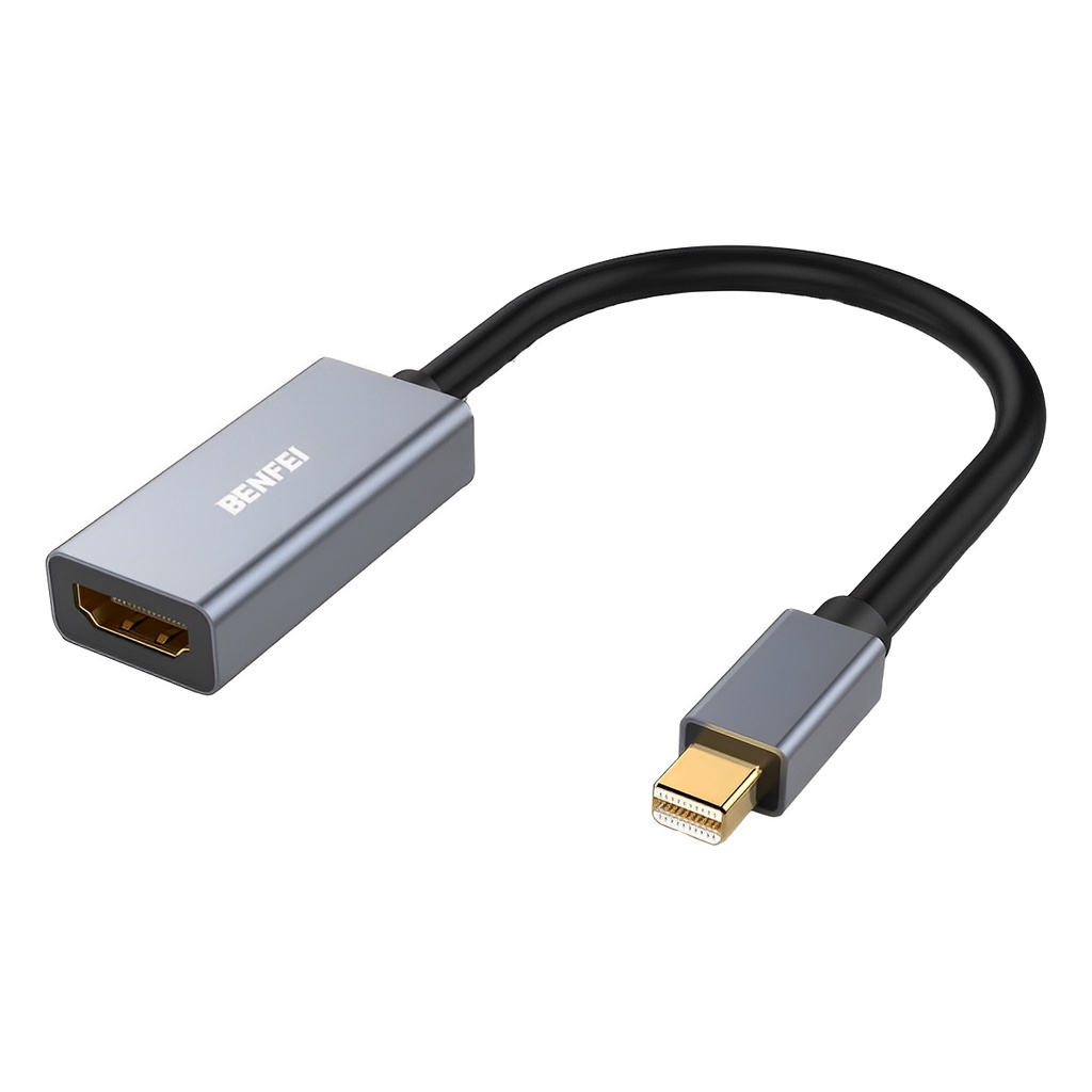 Adaptador Benfei Mini DisplayPort p/Hdmi Fêmea Cinza | Shopee Brasil