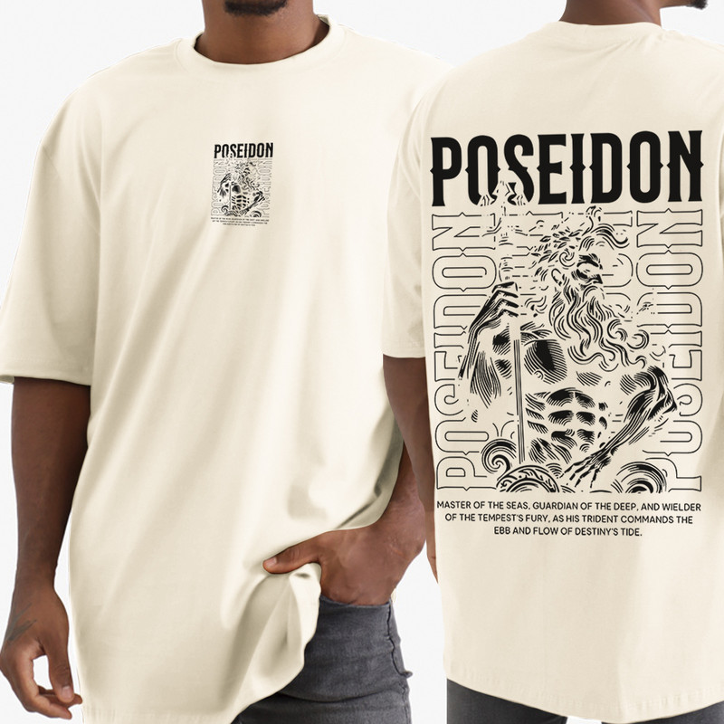 Camiseta Estampada T-Shirt Casual Streetwear Poseidon - 15 | Shopee Brasil