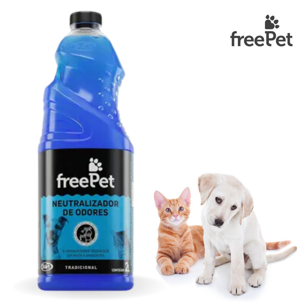 Neutralizador De Odores Free Pet Tradicional Cães E Gatos 2L Start ...