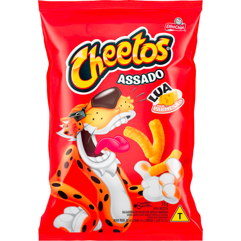 Kit com 4 Salgadinho Elma Chips Cheetos Lua Pacote com 35g | Shopee Brasil