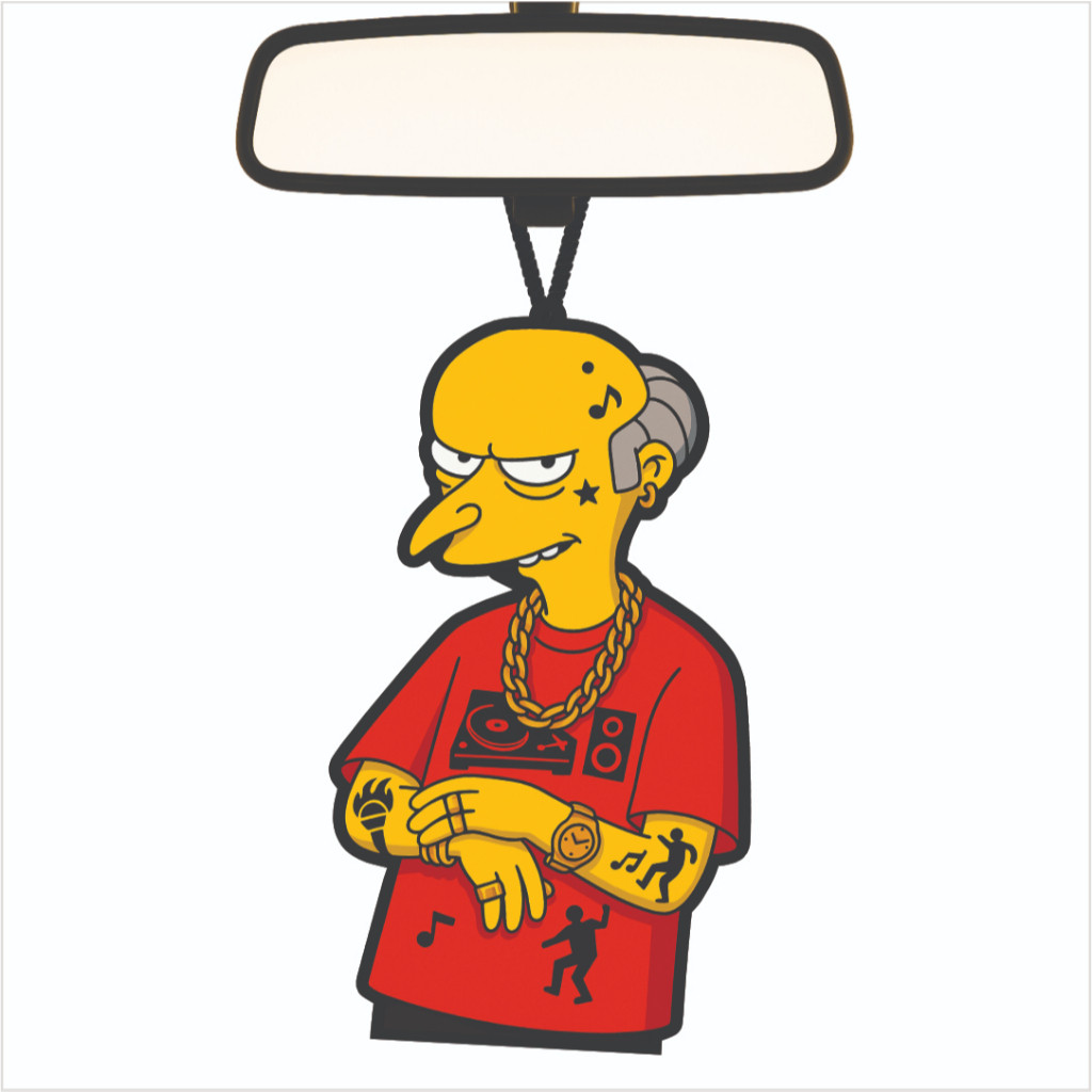 12x Aromatizante Simpsons Homer Bart Cheirinho de Carro e Ambiente Kit ...