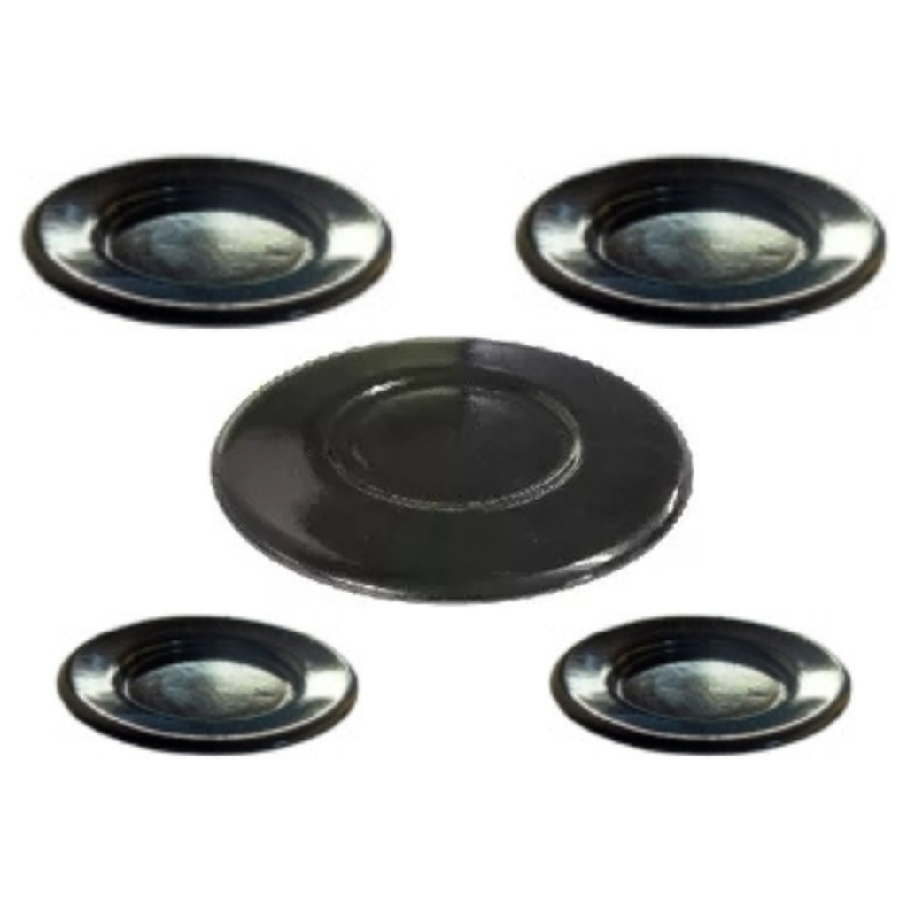 Kit Espalhadores Fogão Atlas Mônaco Top Glass 5 Bocas Diâmetro do ...