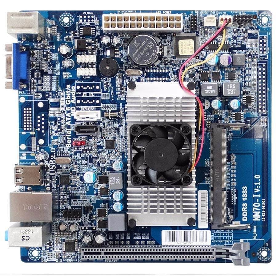Placa Mãe ECS Mini ITX NM70-I DDR 3 HDMI | Shopee Brasil