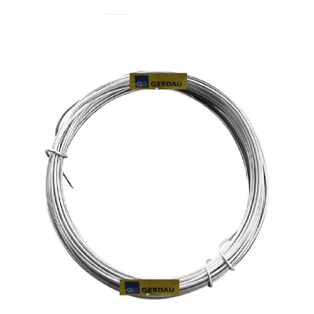Arame Galvanizado Gerdau Para Artesanato N°16 - 1.65mm - 20 Metros ...