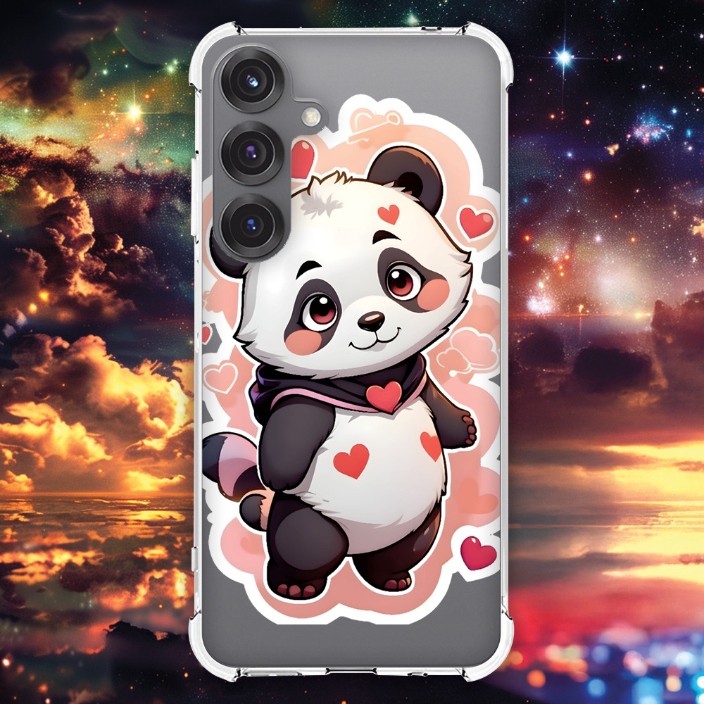 Capa Capinha (3299) PANDA fofo-s2 para GALAXY, M62, M54, M53, M52, M51 ...