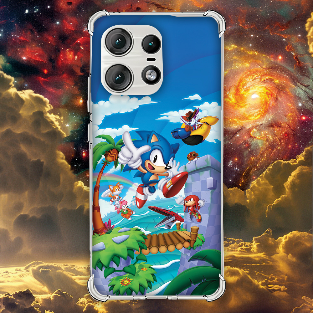 Capa Capinha (3347) SONIC desenho para MOTO, EDGE, 50, ULTRA, PRO ...