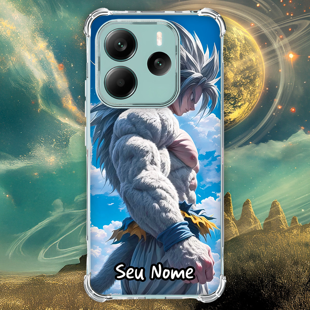 Capa Capinha (3541) DRAGON BALL Z seu-nome-3 para POCO, X7, PRO, X6, X5 ...
