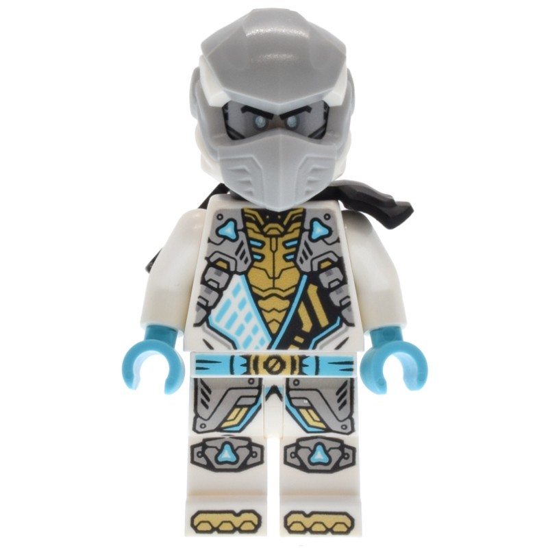Lego Minifigure Zane, Silver Helmet, Katana Holder Ninjago | Shopee Brasil