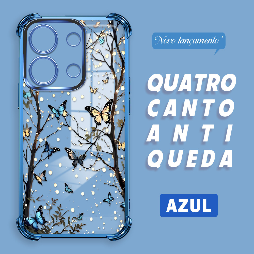 Capinha Para Xiaomi Redmi Note 13 4G Anti Queda Capa Celular FS0479 ...