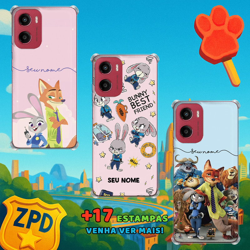 Capa Capinha - Motorola Moto G05 - Zootopia | Shopee Brasil