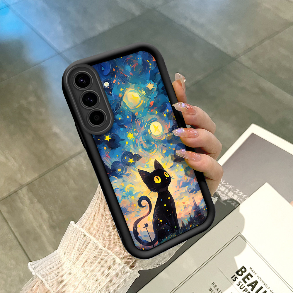 Capinha Para Samsung Galaxy A56 A36 5G Preta Silicone De Celular Capa ...