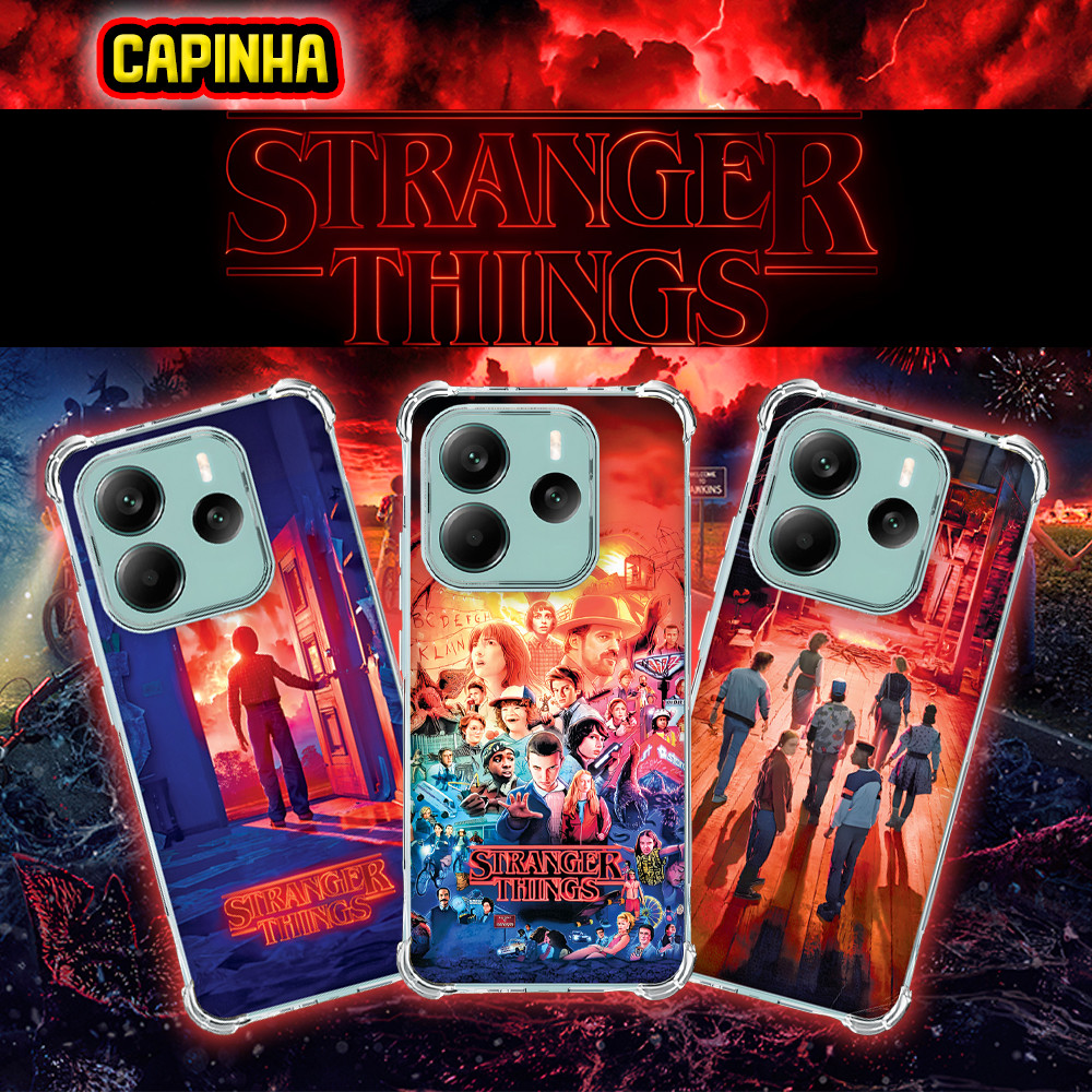 Capa Capinha STRANGER THINGS para XIAOMI, mi, 13, lite, 12, 11, pro ...