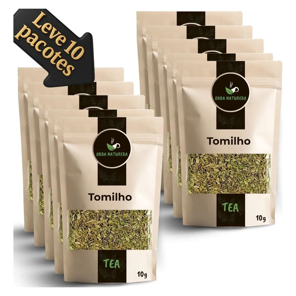Tomilho Ervas Secas para Chá Bebida Leve-Com 10 Pacotes | Shopee Brasil