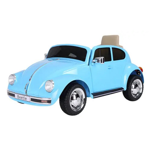 Carro Elétrico Infantil Fusca Beetle Controle Remoto E Som Cor Azul ...