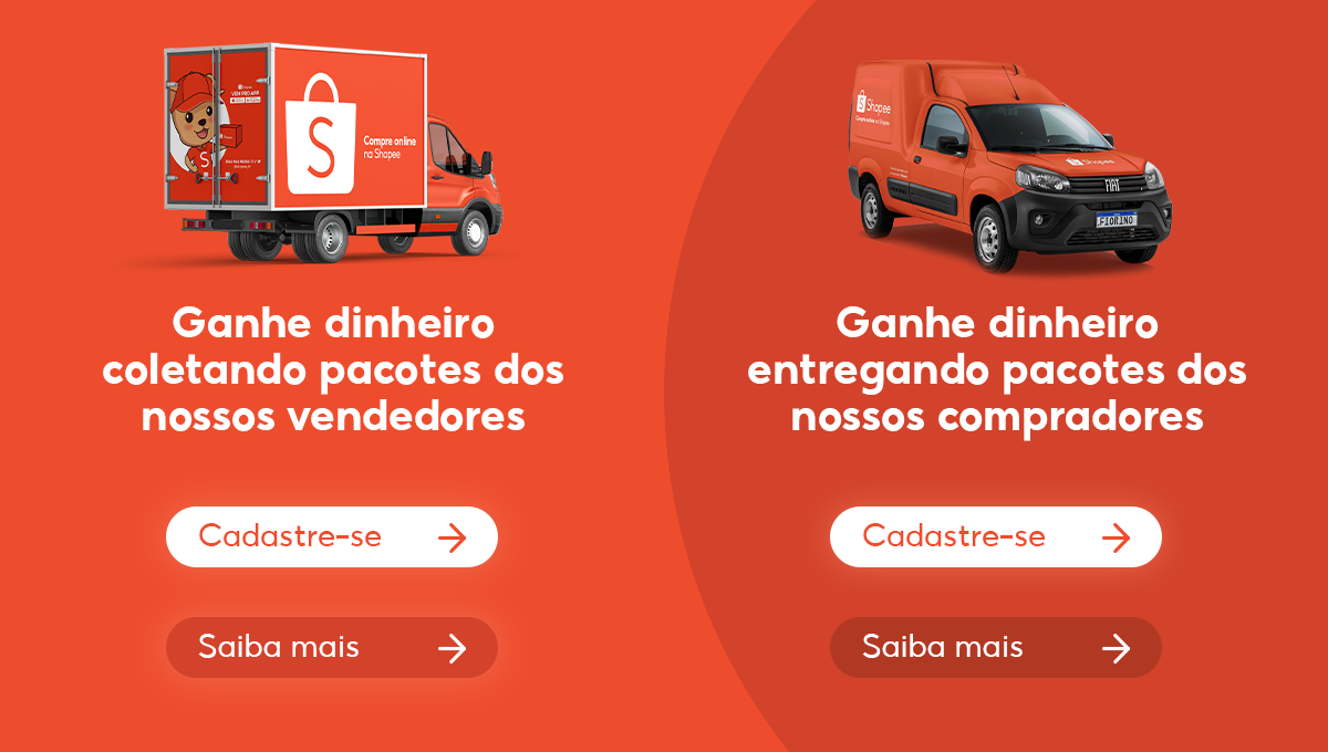 Entregadores Shopee | Motoristas de Coleta | Shopee Brasil 2024