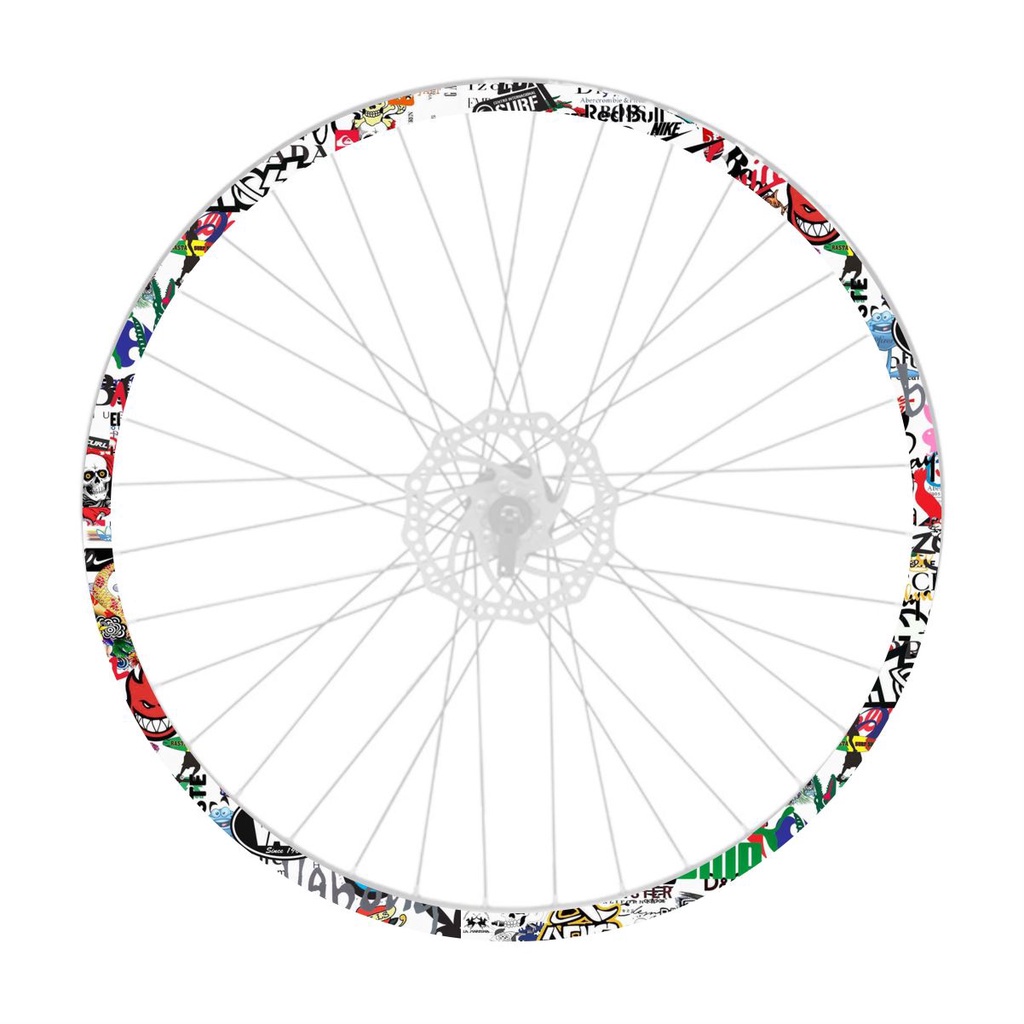 Adesivo para Roda Aro 29 freio a disco STICKER BOMBER Kit Completo 2 ...