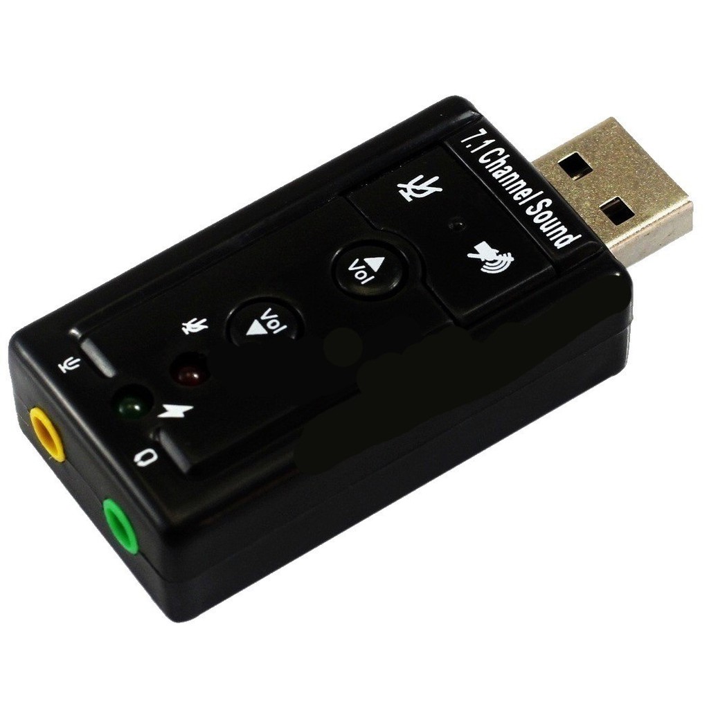 Placa De Audio Usb Esterio Microfone P2 Externa. | Shopee Brasil