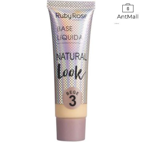 Base Ruby Rose Look Líquida Natural Bege-100%Autentico | Shopee Brasil