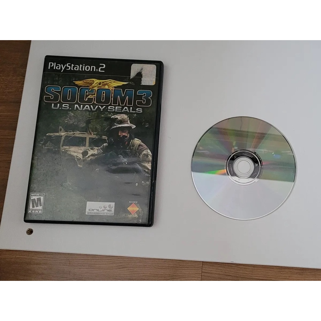Jogo Ps2- Socom 3 Us Navy Seals | Shopee Brasil