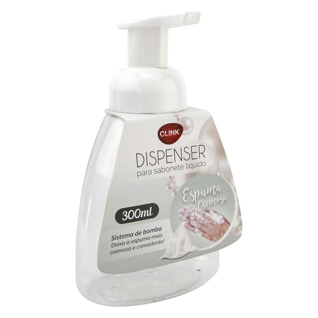 Dispenser para Sabonete Líquido com Bomba de Espuma 300ml - CK4050 ...