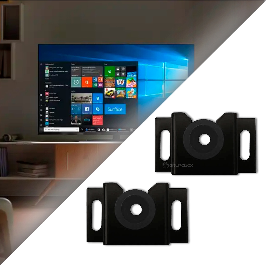 Suporte De TV Universal De 10 a 71 Polegadas Fixo De Parede | Shopee Brasil