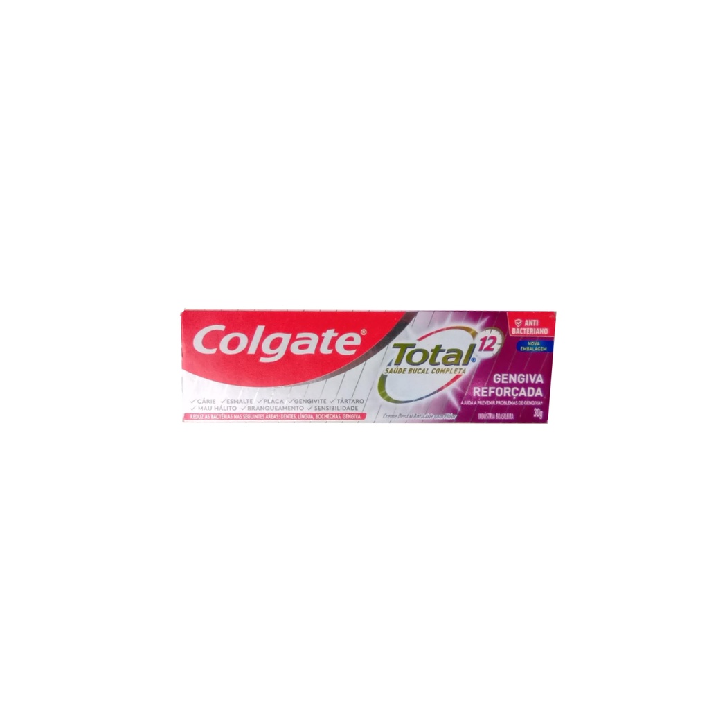 Creme dental Total 12 Colgate 30g | Shopee Brasil