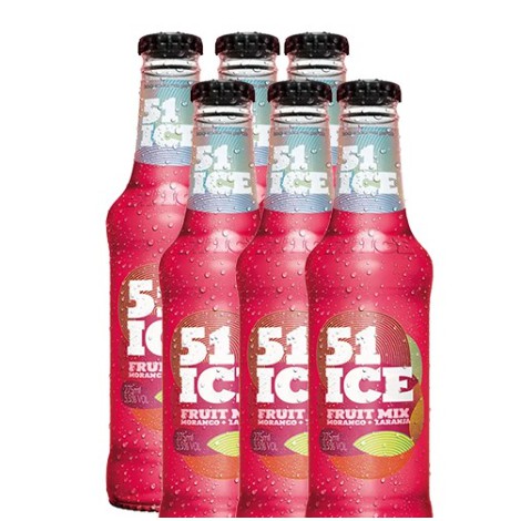 51 Ice Fruit Mix Morango Laranja 275ML (Pack 6 UN) | Shopee Brasil