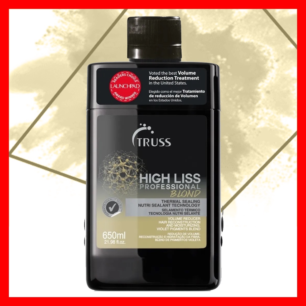 Truss High Liss Professional Blond 650ml (Redutor de Volume) | Shopee ...