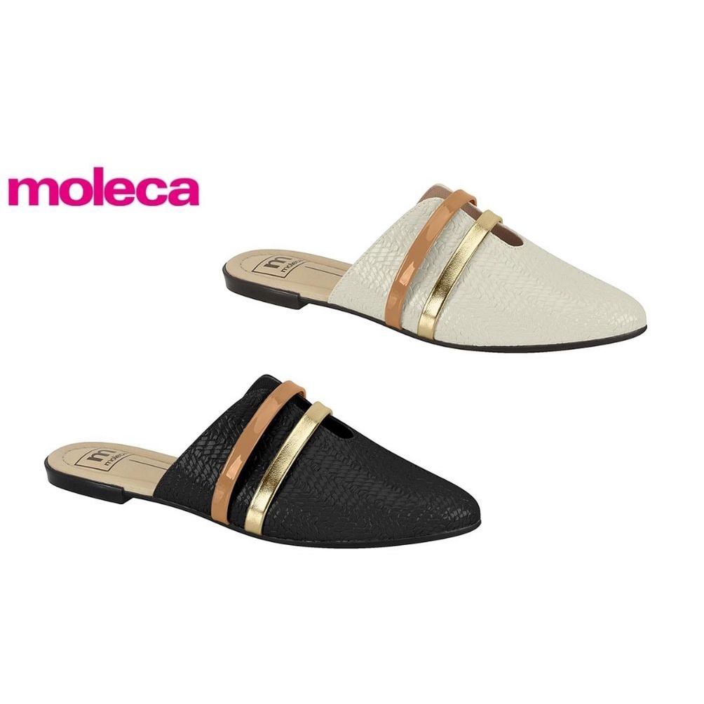 Mule Feminino Moleca Bico Fino - Original | Shopee Brasil