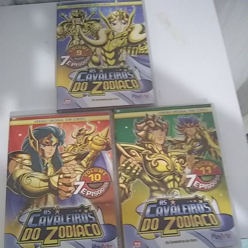 DVD "OS CAVALEIROS DO ZODÍACO | Shopee Brasil