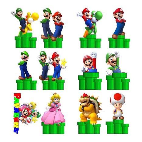 kit 10 displays em mdf super mario bross | Shopee Brasil
