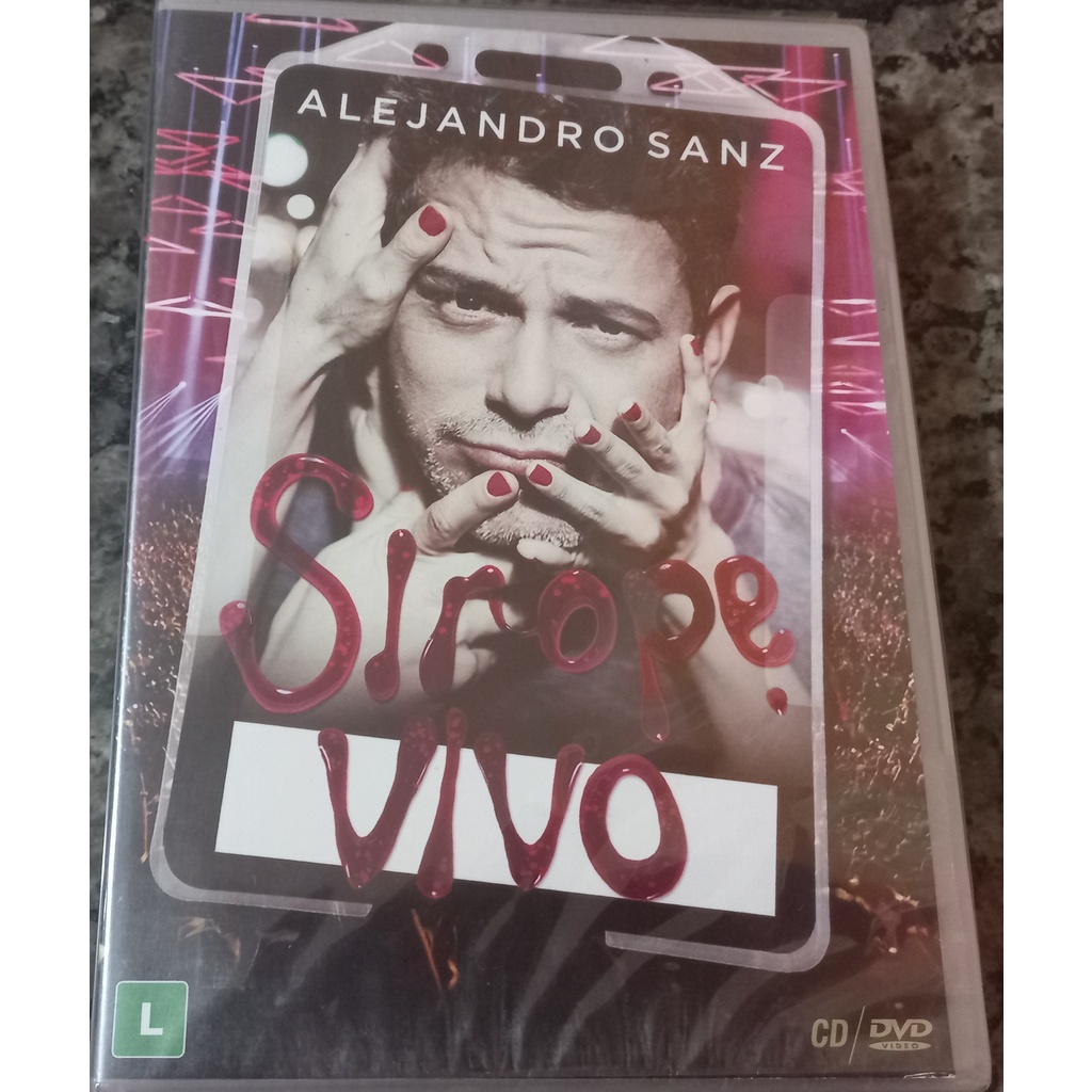 CD + DVD ALEJANDRO SANZ - SIROPE VIVO - LACRADO | Shopee Brasil