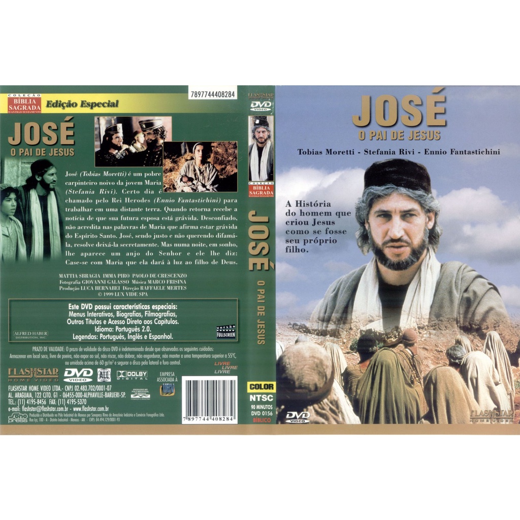 DVD Original José O Pai de Jesus (Coleção Bíblia Sagrada) (Promoção ...