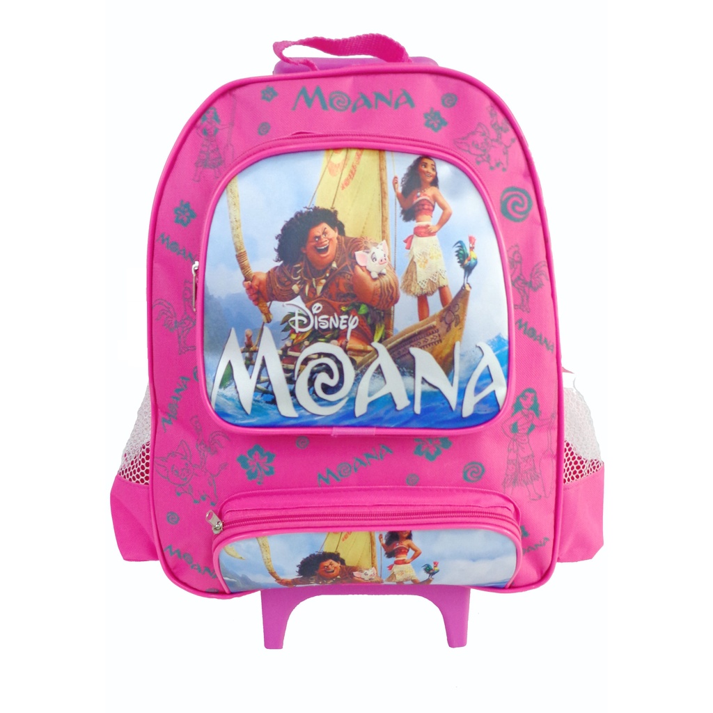 Mochila escolar com carrinho Grande Moana | Shopee Brasil