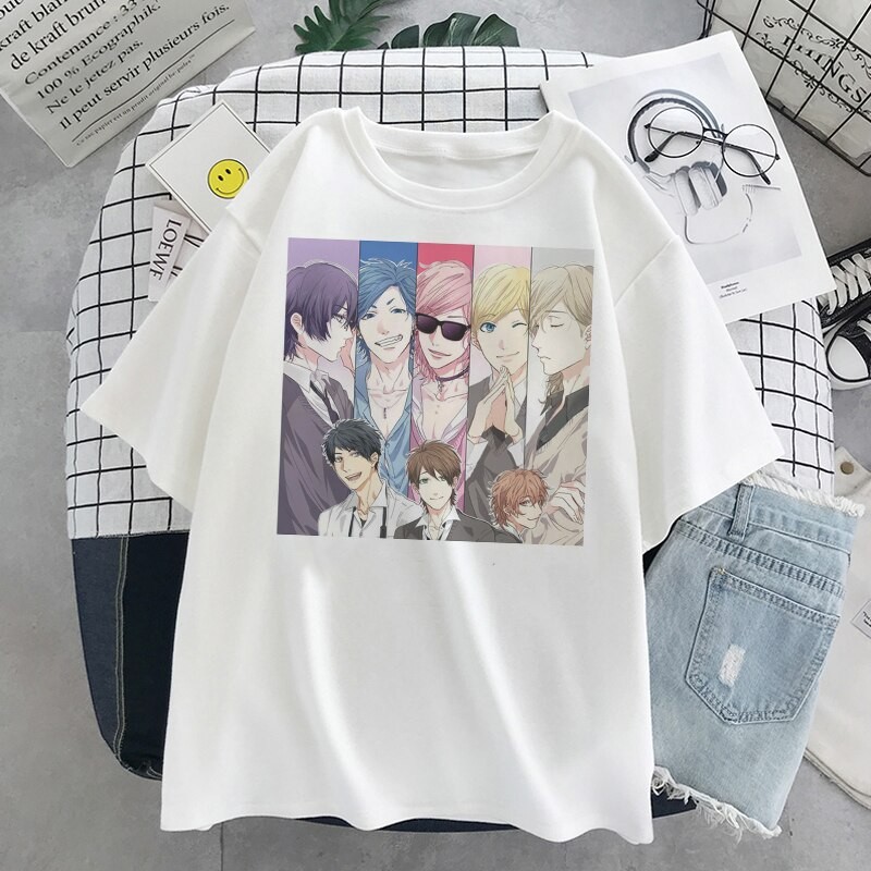 Camiseta Básica Yarichin B Clube Yaoi Yuri Ayato Tamura Yui Fujisaki ...