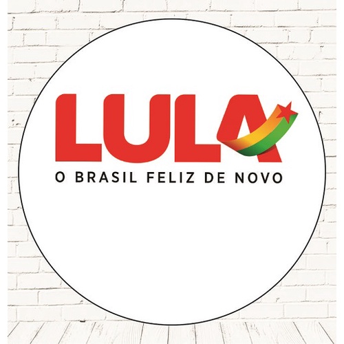 Painel Redondo Sublimado 3d C/elástico Lula 1,50m | Shopee Brasil