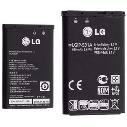 Bateria LG Lgip-531a A275 C195 C199 C299 T375 950mah | Shopee Brasil