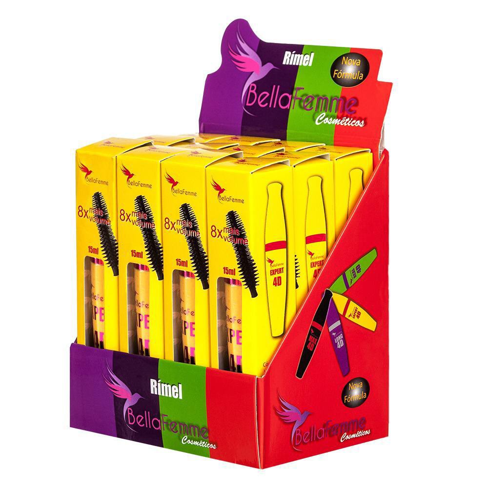 RíMel 4D BELLAFEMME Mais Volume EXPERT UNIDADES | Shopee Brasil