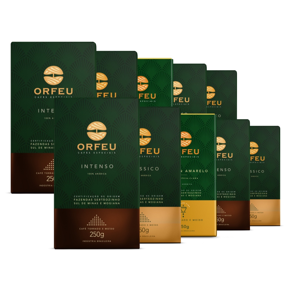 Cafe Moido, Orfeu, 10 Pacotes de 250g | Shopee Brasil