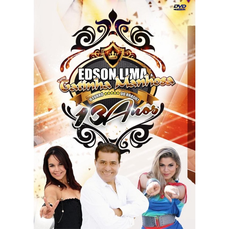 DVD EDSON LIMA E GATINHA MANHOSA 13 ANOS ORIGINAL E LACRADO | Shopee Brasil