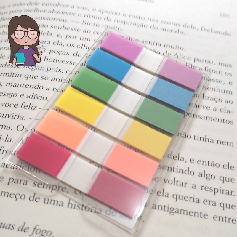 Sticky Note 6 cores | Shopee Brasil