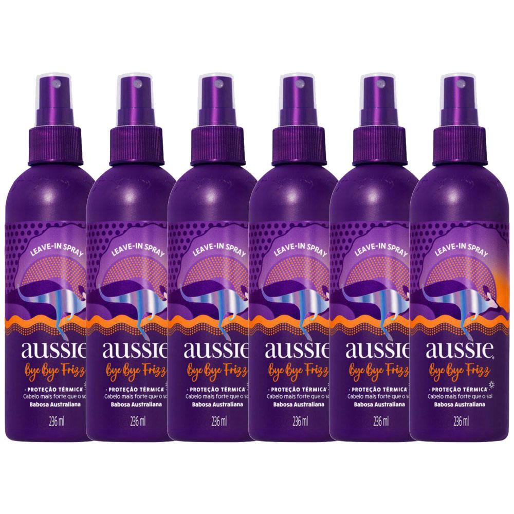 Kit com 6 Leave-in Condicionadores Aussie Hair Insurance Spray 236ml ...