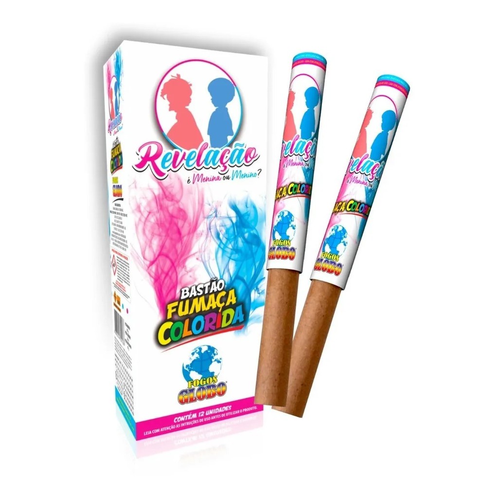Fumaça colorida para Chá de Revelação 20 mm PROMOÇÃO ! ensaio para ...