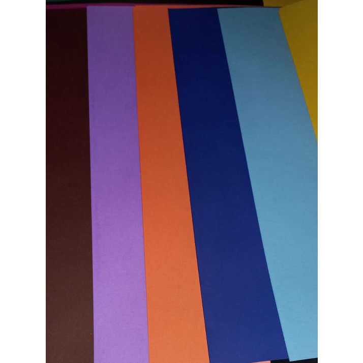 Papel Cartolina Dupla Face Color Set 48x66 cores sortida C/10 | Shopee ...