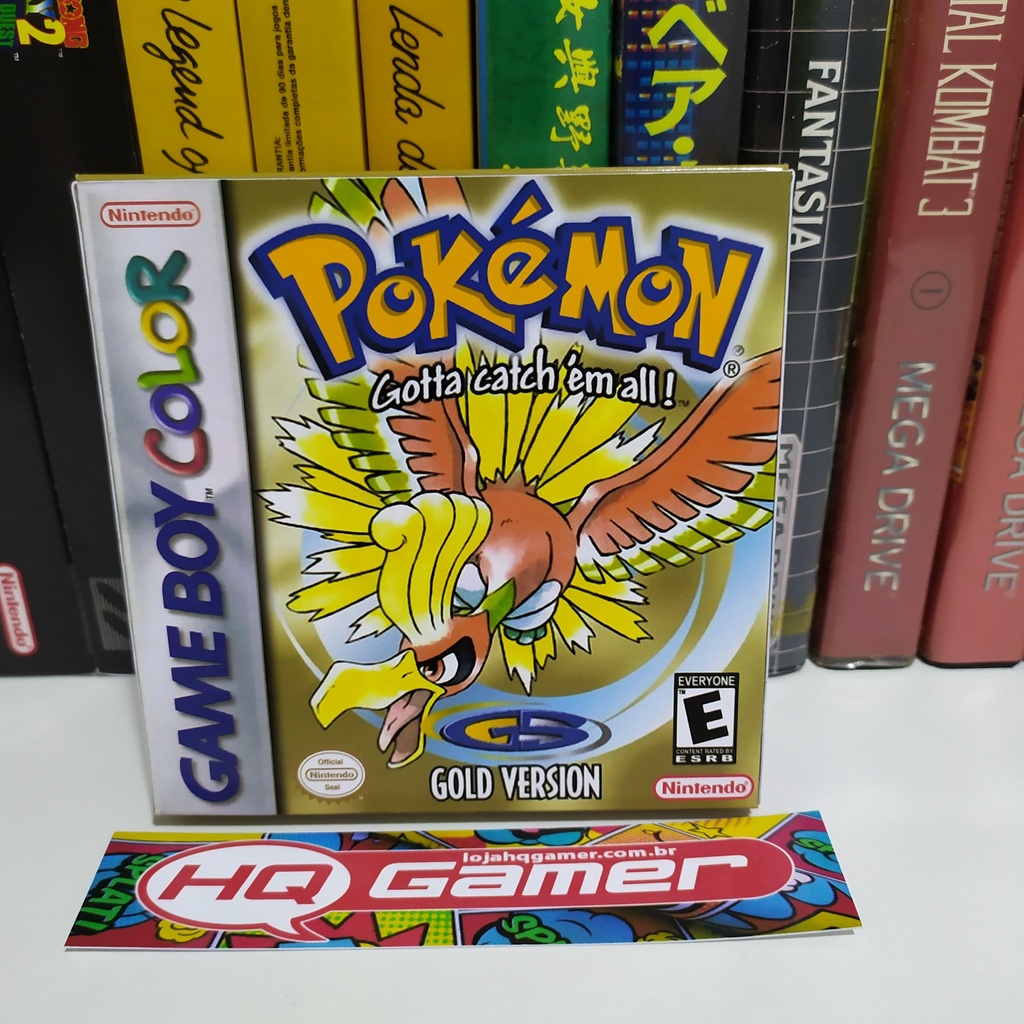 Pokémon Gold - Box do Jogo (Nintendo Game Boy Advance) | Shopee Brasil