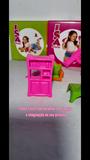 Kit Camarim Estilo Barbie - Secador, Espelho, Pente + Jogo Sala e ...